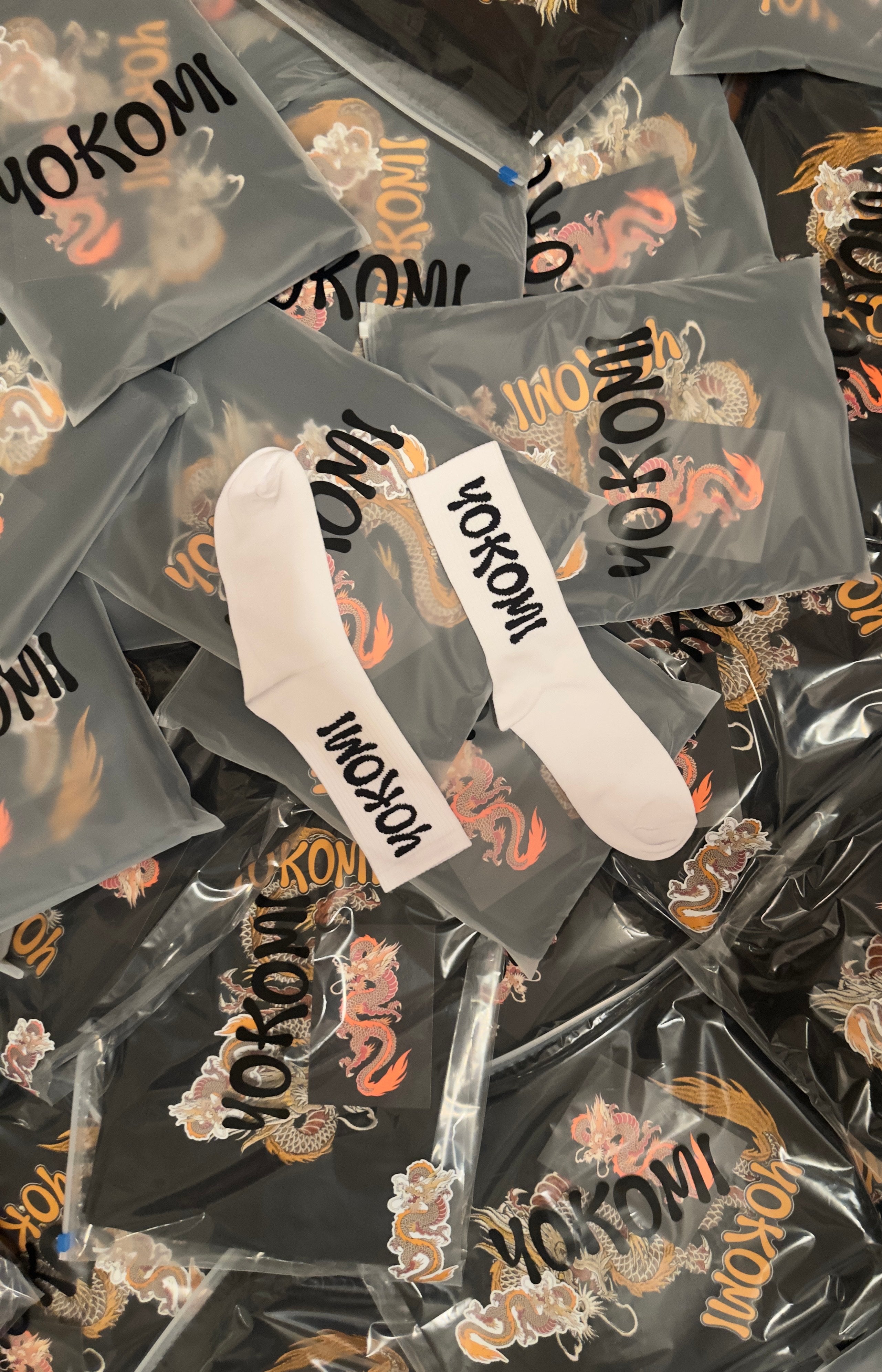 Yokomi Spellout Socks